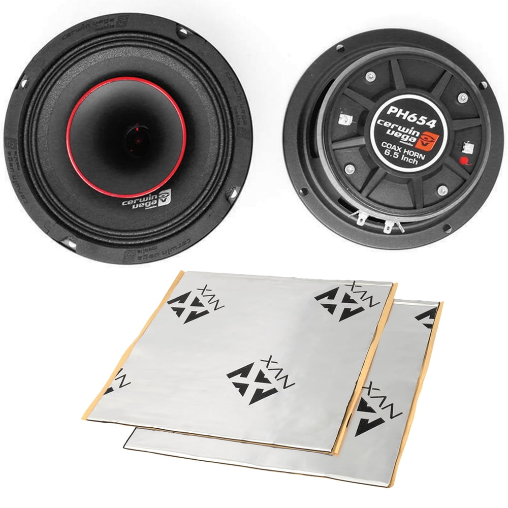 Cerwin-Vega PH654 6.5" PRO Series Full-Range Coaxial Car Speakers 600W ...
