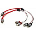 1 Male To 2 Female VEGA Series RCA Y Splitter (Pair) - RVY2F - Walmart.com