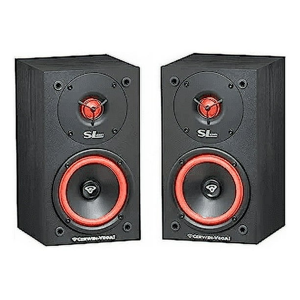 Cerwin-Vega SL-5M 5 1/4 2-Way Bookshelf Speaker, Pair - Walmart Business Supplies