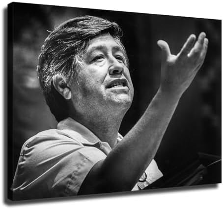 Cesar Chavez Quote Poster Civil Rights Leader Canvas Wall Decor Art ...