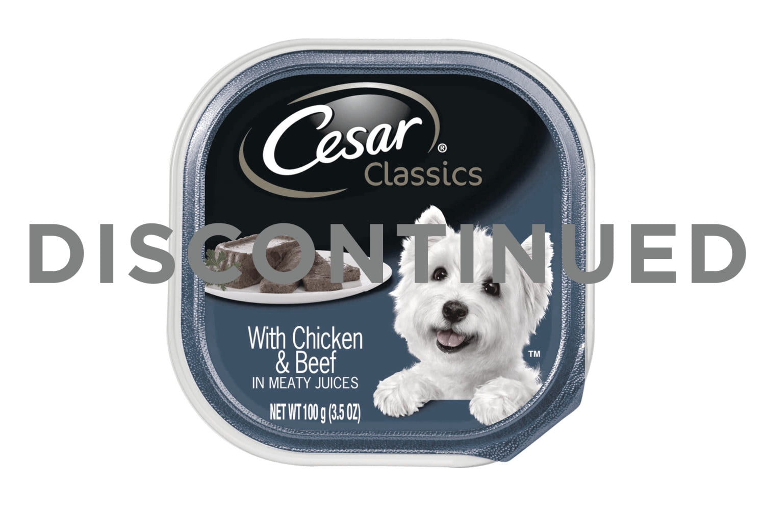 Cesar Classic Loaf In Sauce Chicken & Beef Recipe, 3.5 Oz Easy Peel ...