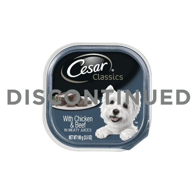 Cesar Classic Loaf In Sauce Chicken & Beef Recipe, 3.5 Oz Easy Peel ...