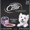 Cesar Classic Loaf In Sauce Wet Dog Food Variety Pack, 3.5 Oz Trays (24 ...