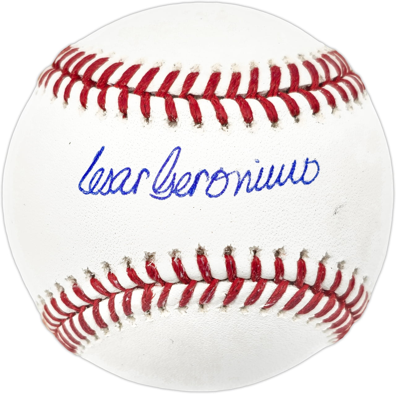 Cesar Geronimo Autographed Official MLB Baseball Cincinnati Reds ...