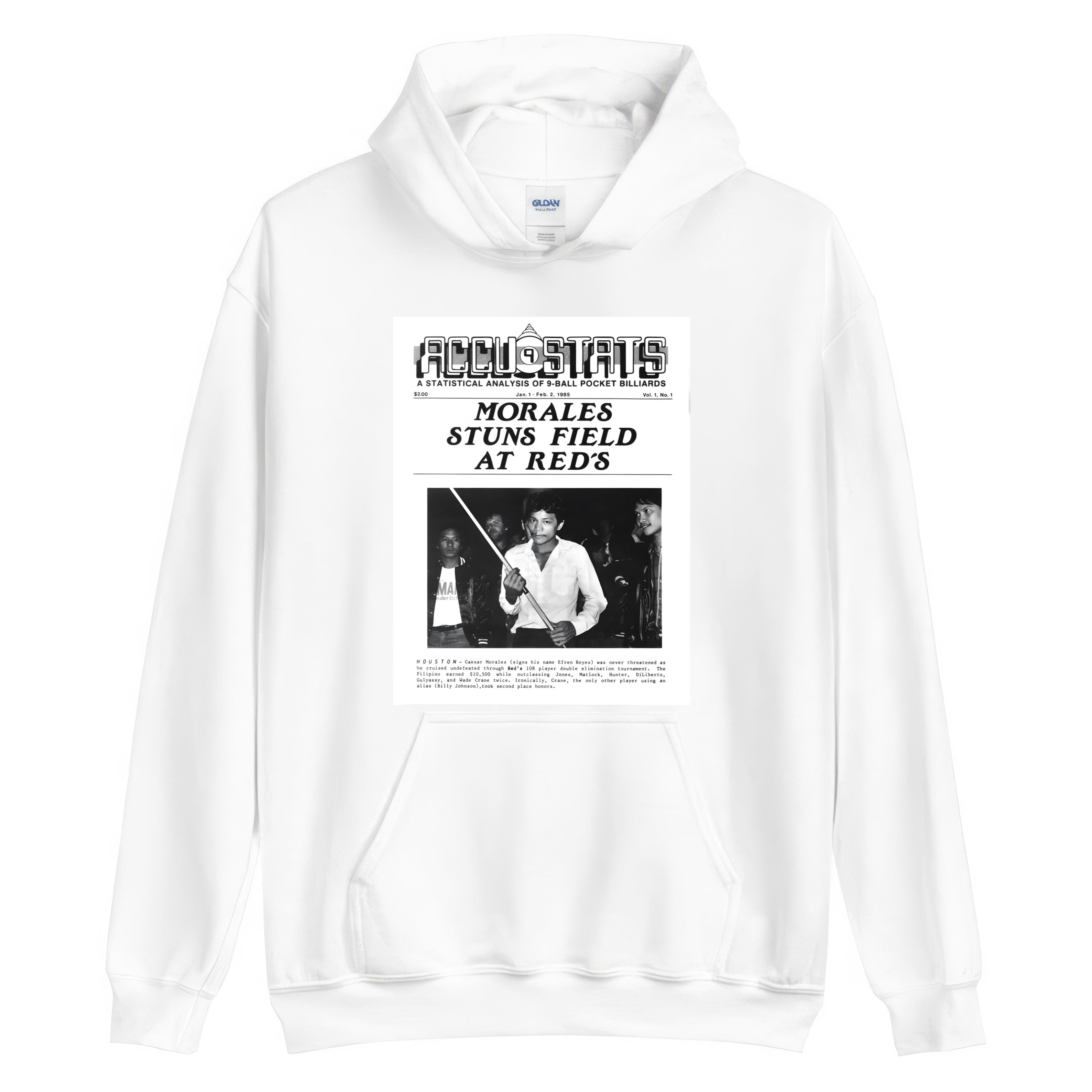 Cesar Morales 1985 Pool Player Reyes Hoodie - Walmart.com