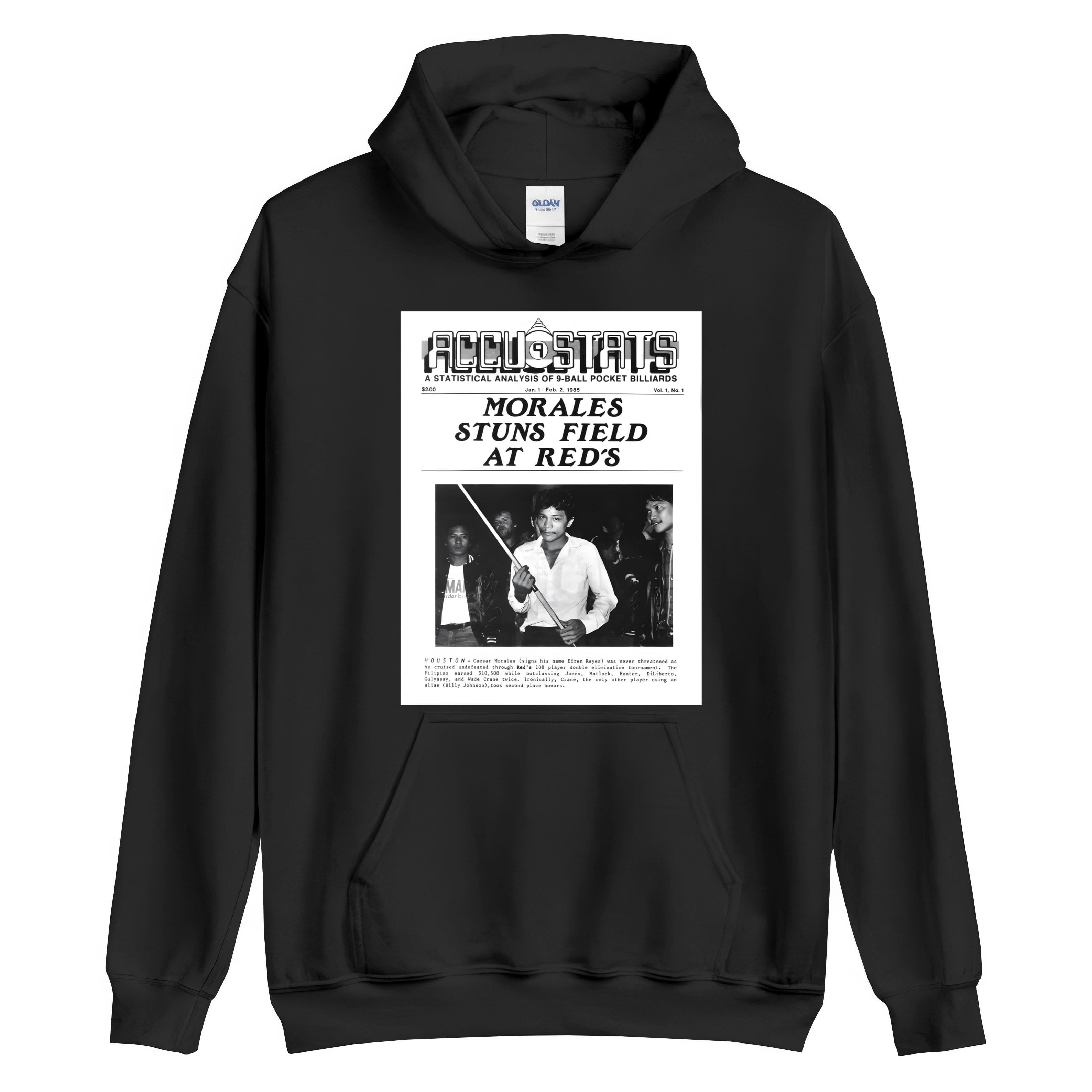 Cesar Morales 1985 Pool Player Reyes Hoodie - Walmart.com