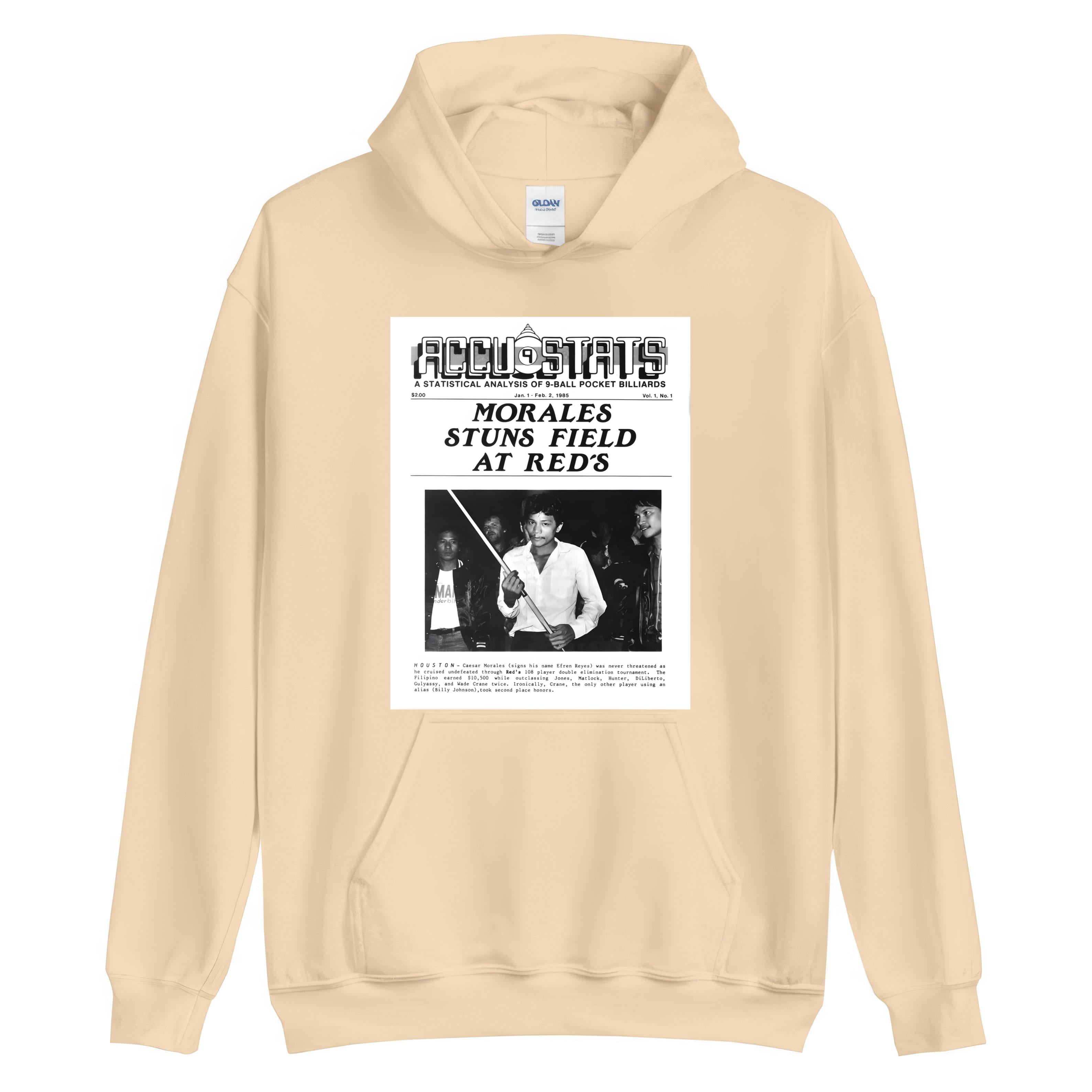 Cesar Morales 1985 Pool Player Reyes Hoodie - Walmart.com