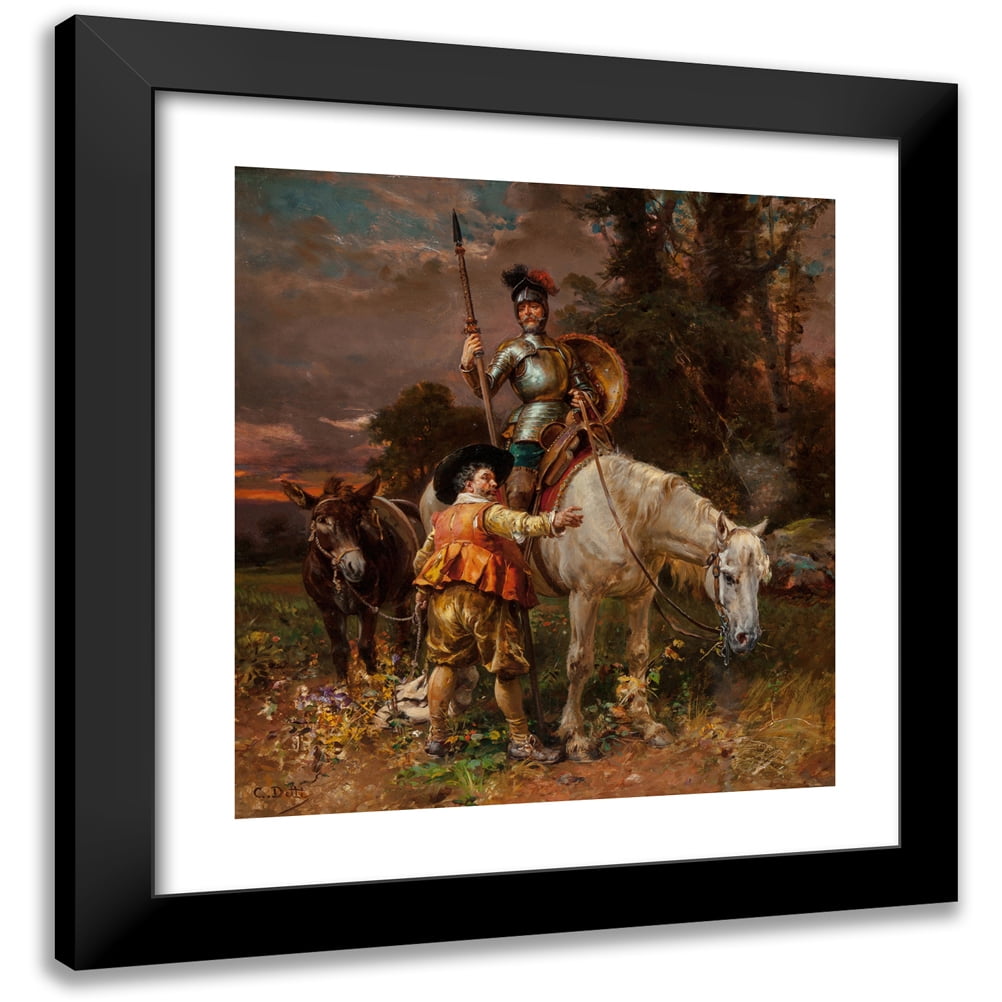 Cesare Auguste Detti 20x21 Black Modern Framed Museum Art Print Titled ...