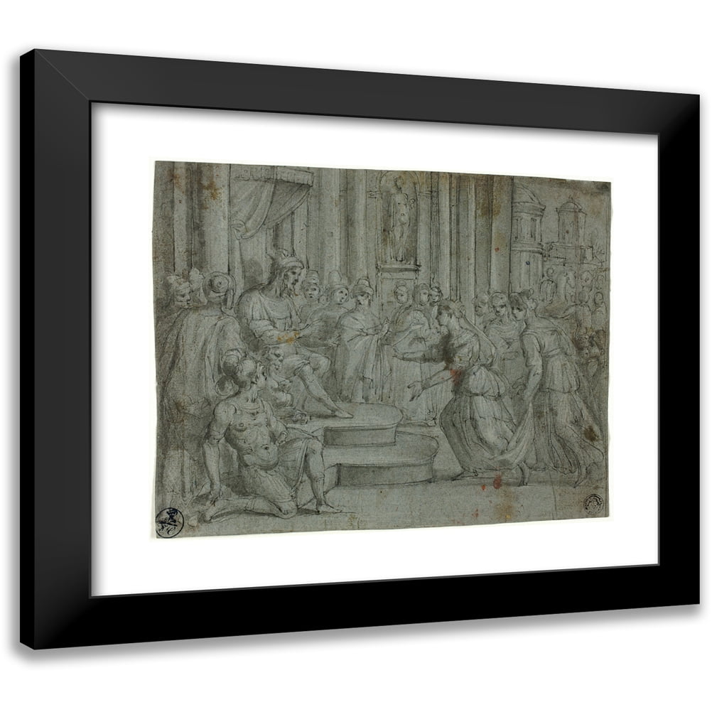 Cesare Rossetti 17x15 Black Modern Framed Museum Art Print Titled ...