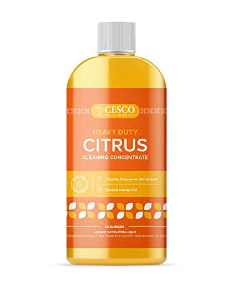 Cesco Solutions Heavy-Duty Citrus Cleaning Concentrate – D-Limonene Oil ...