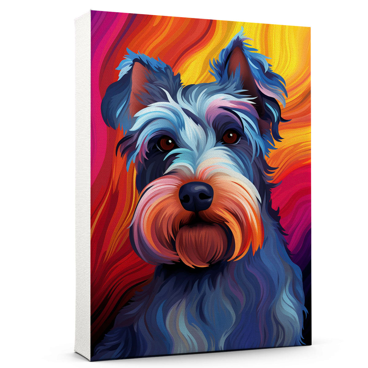 Cesky Terrier Watercolor Dog Art Print Poster, Wall art Painting Decor ...