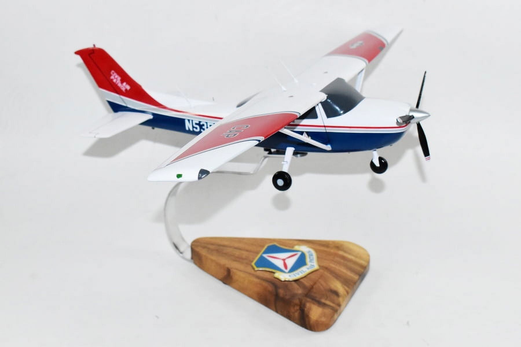 Cessna® 182 Turbo Skylane, Civil Air Patrol, 18in Mahogany Scale Model ...