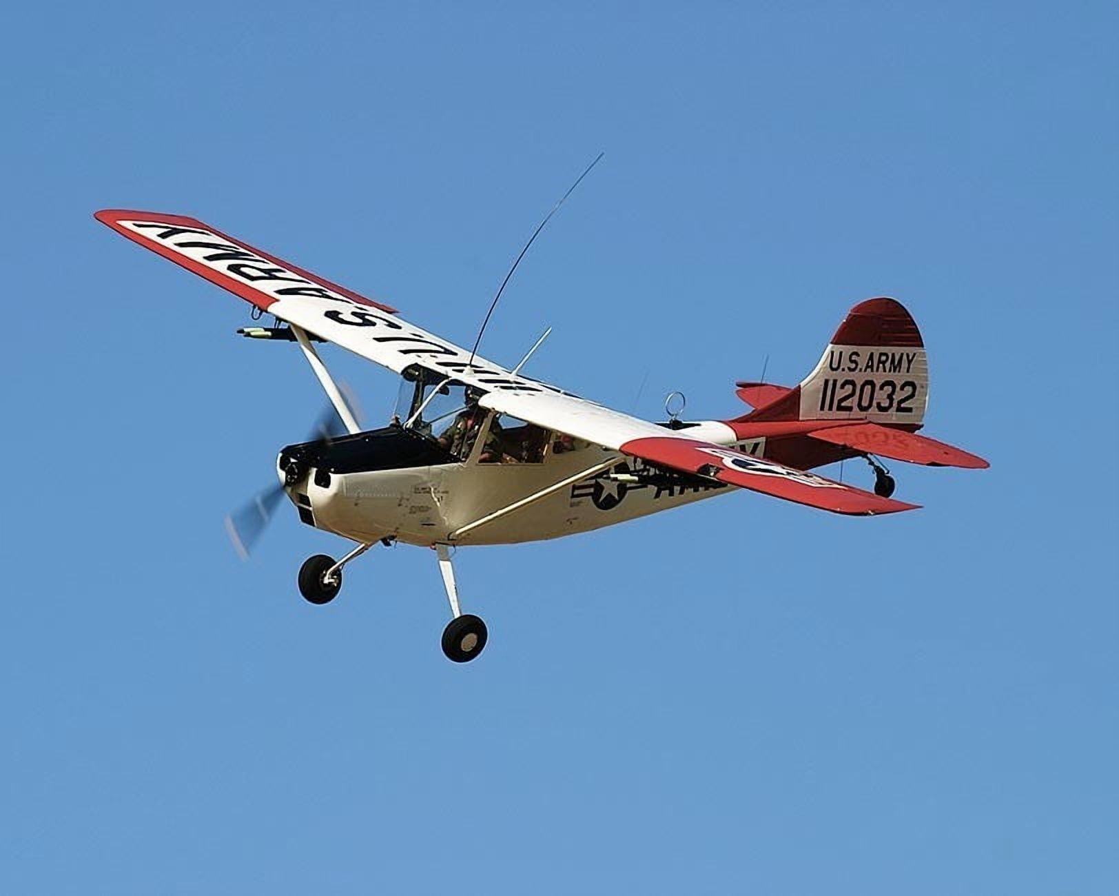 Cessna O-1 / O1 Bird Dog in Flight - 24x36 Inch Laminated Aviation ...