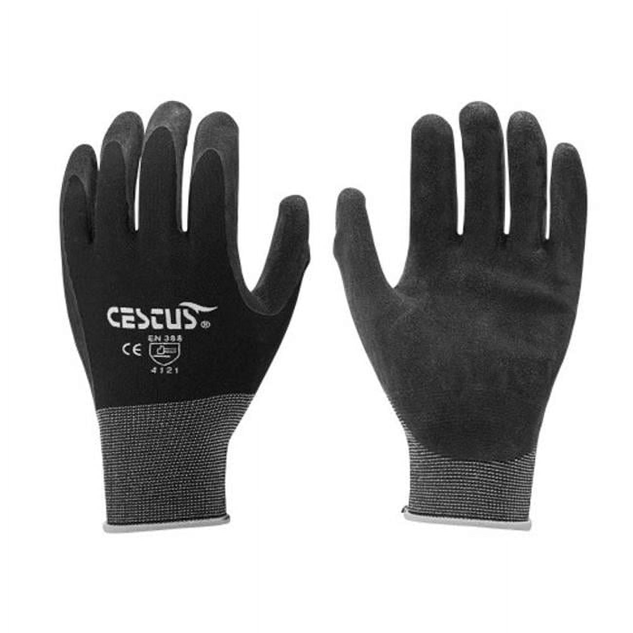 Cestus 6111 2XL Pro Series Ns Grip Nitrite Dipped Work One Pair Glove- Black - 2 Extra Large ...