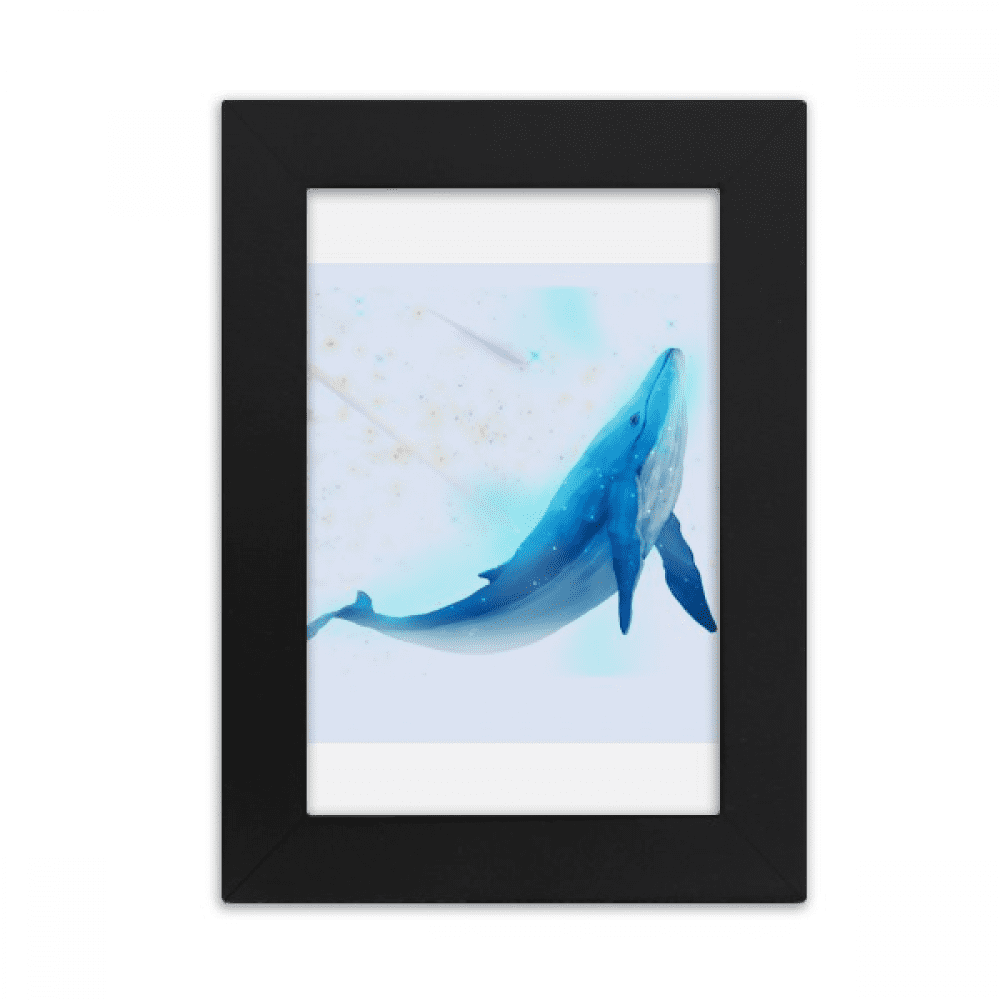 Cetacean Ocean Leisurely Fish Desktop Photo Frame Picture Display Art ...