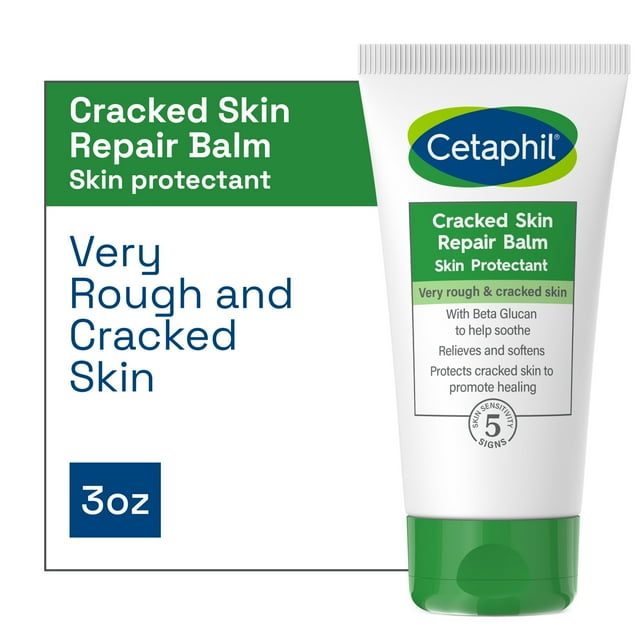 Cetaphil Cracked Skin Repair Balm, 3 oz, For Very Rough & Cracked Skin ...