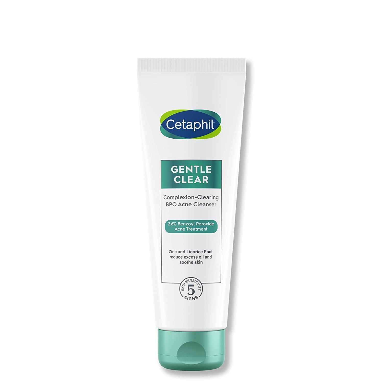 Cetaphil Gentle Clear Complexion-Clearing BPO Acne Cleanser, 4.2 fl oz ...