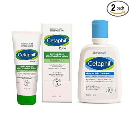 Cetaphil Gentle Skin Cleanser 125 ml and DAM 100g Combo - Walmart.com