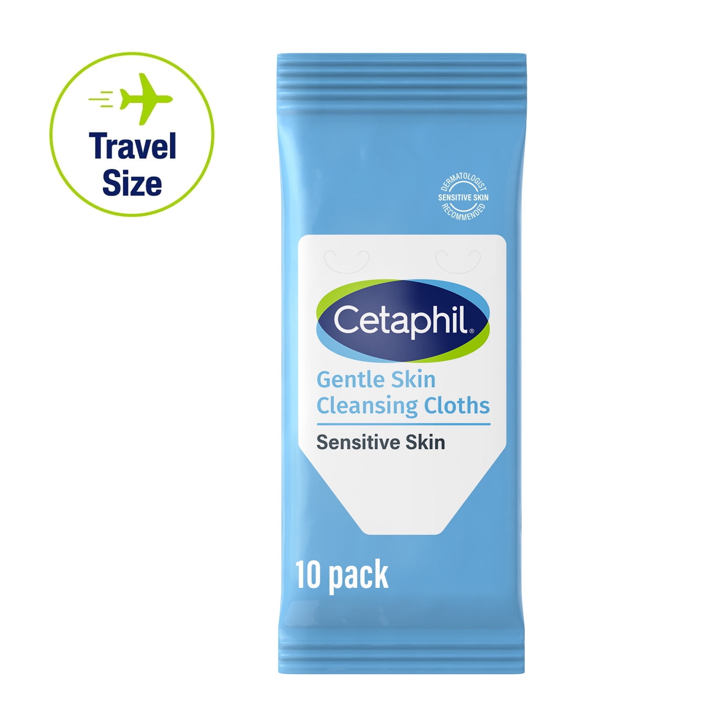 Cetaphil Gentle Skin Travel Size Facial Cleansing Cloth Wipes for Face ...