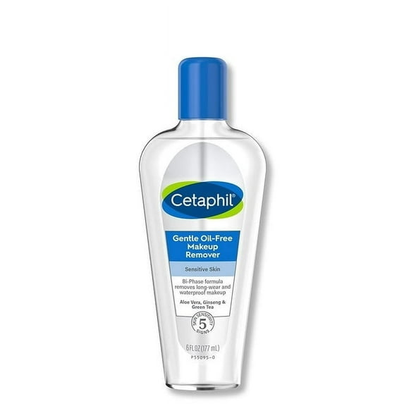 Cetaphil Gentle Waterproof Makeup Remover, Sensitive Skin, 6.0 oz ...