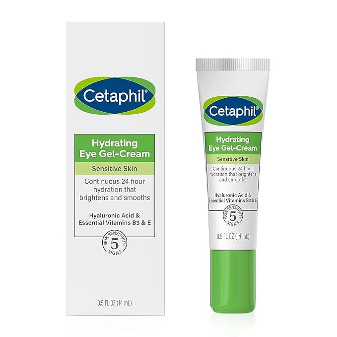 Cetaphil Hydrating Eye Gel-Cream, With Hyaluronic Acid, 0.5 fl oz ...