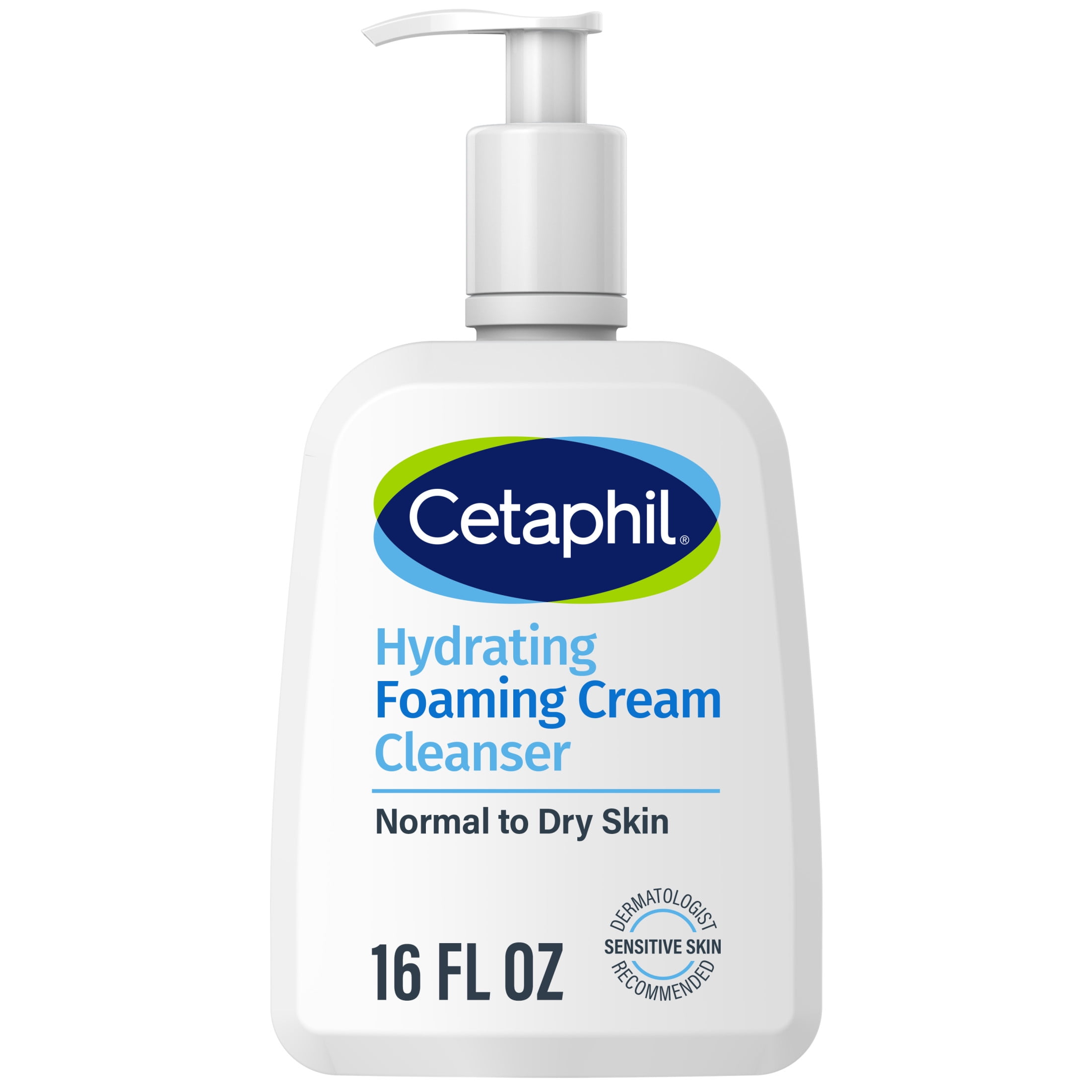 Cetaphil Hydrating Foaming Cream Cleanser for Dry to Normal, Sensitive ...