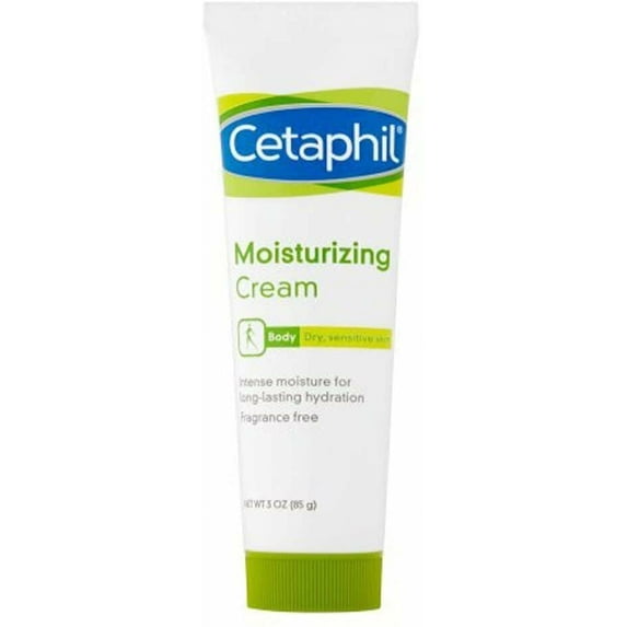 Cetaphil Moisturizing Cream Lotion, Hydrates Sensitive Skin, 3 oz, 3 ...