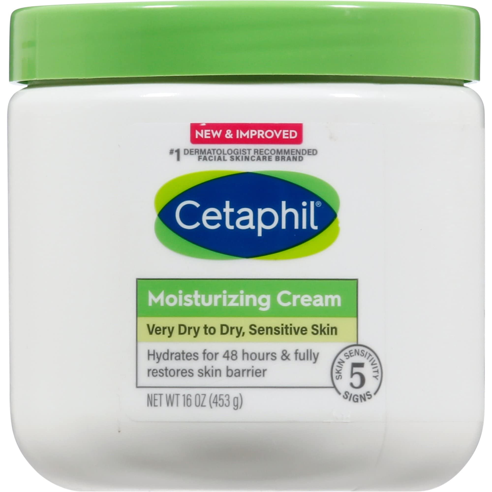 Cetaphil Moisturizing Cream For Dry Sensitive Skin, Long Lasting ...