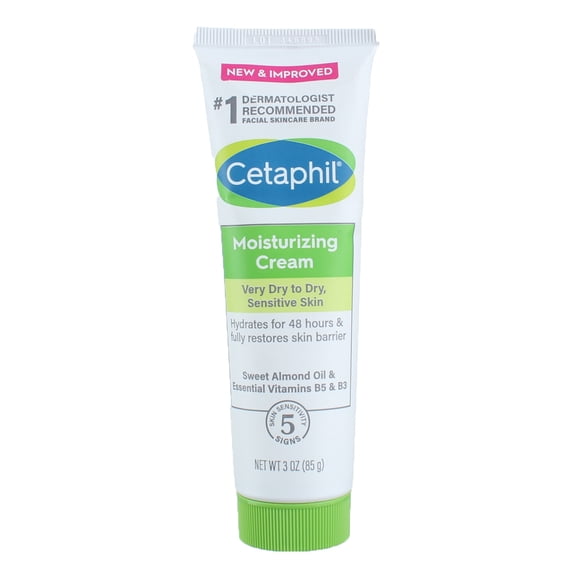 Cetaphil, Moisturizing Cream, 3 oz, Fragrance Free - Walmart.com