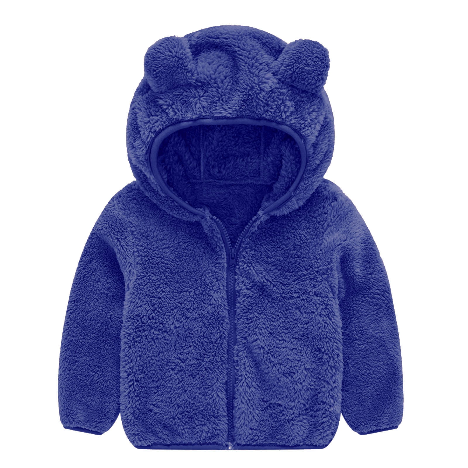 Cethrio Baby Girls Boys Fleece Jacket, Hooded Warm Full Zip Windproof ...