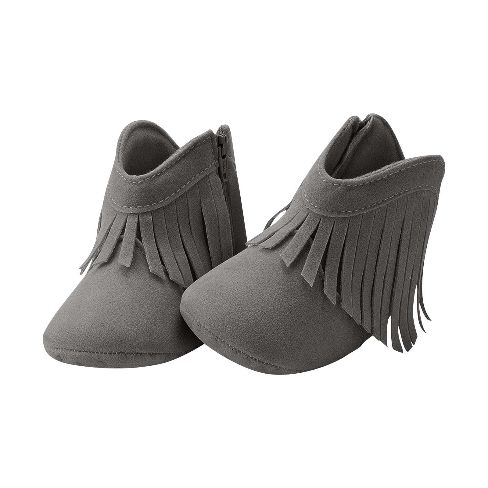 Cethrio Kids Girls Winter Shoes, Cotton Thermal Non-slip Princess Girls ...