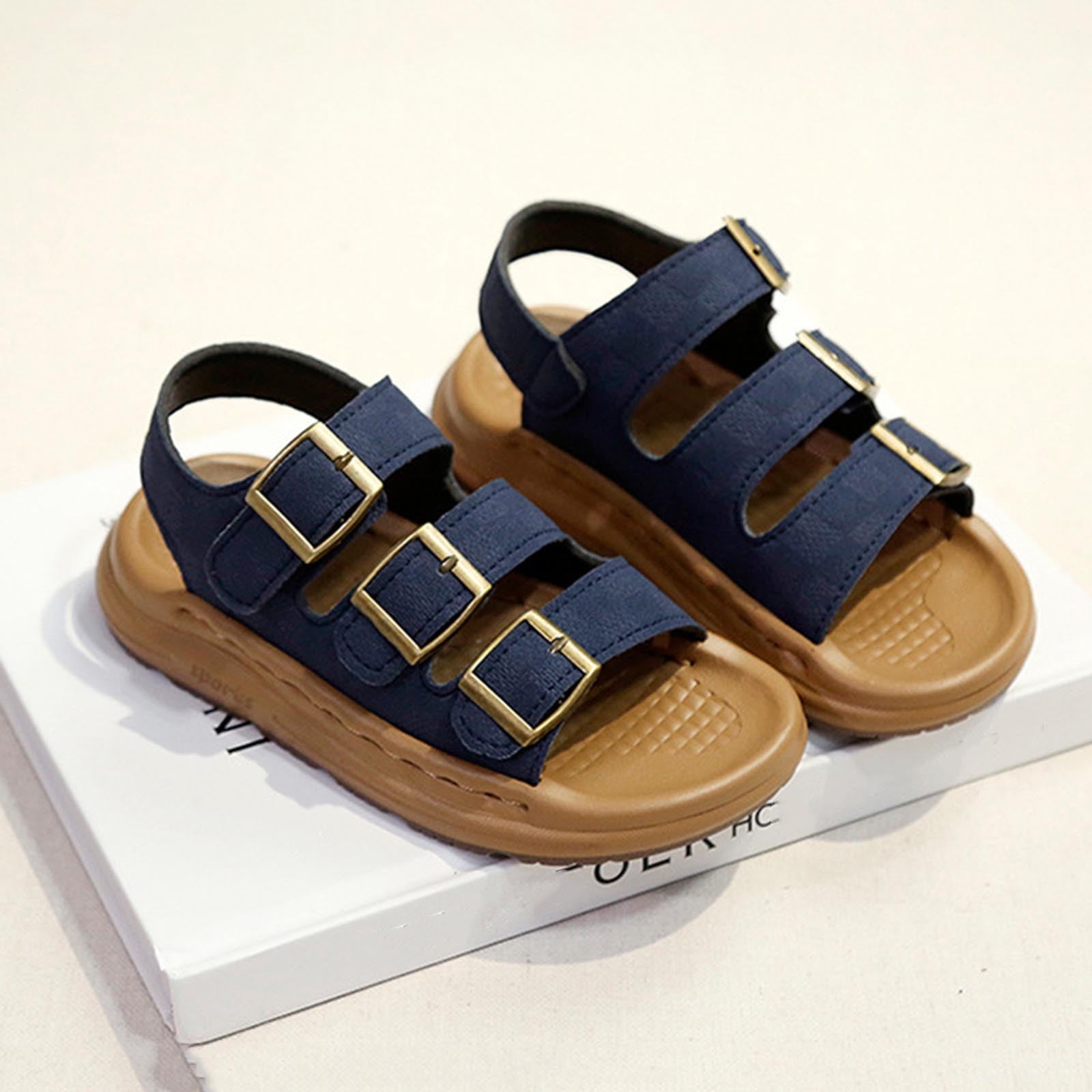Cethrio Boys Comfort Sandals, Casual Non-slip School Open Toe Kids ...