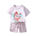 Cethrio Boys Cotton Pajama Sets, Gifts Printed 2 PC Short Sleeve Kids ...