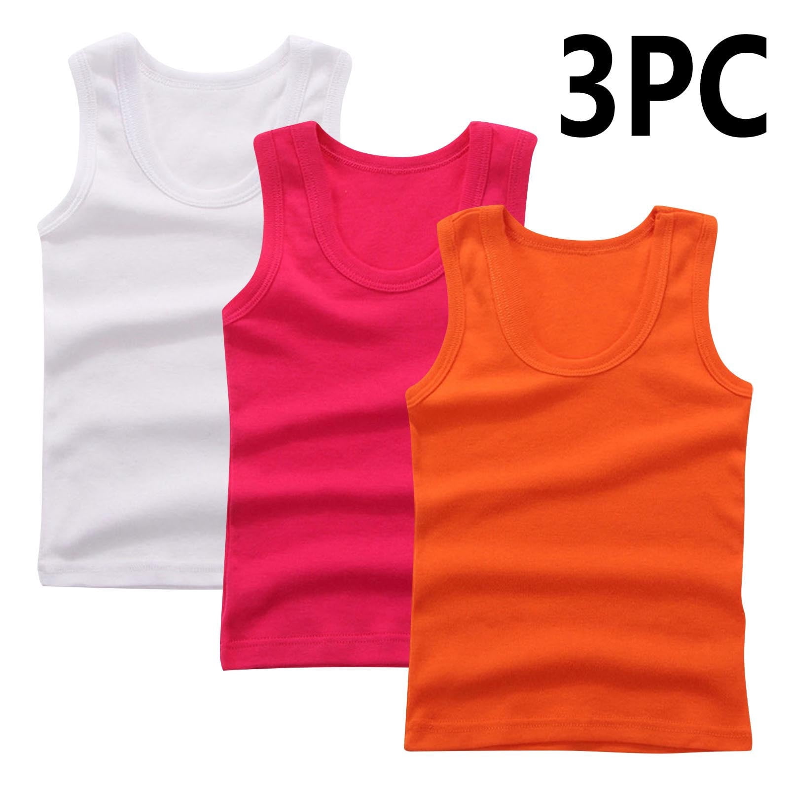 Cethrio Boys Cotton Tank Tops, Crewneck 3 Piece Casual Athletic Summer ...