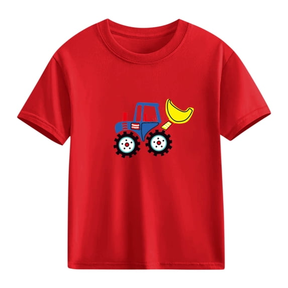 Cethrio Boys Graphic Tees, Crew Neck Casual Summer Cotton Boys T-shirts ...