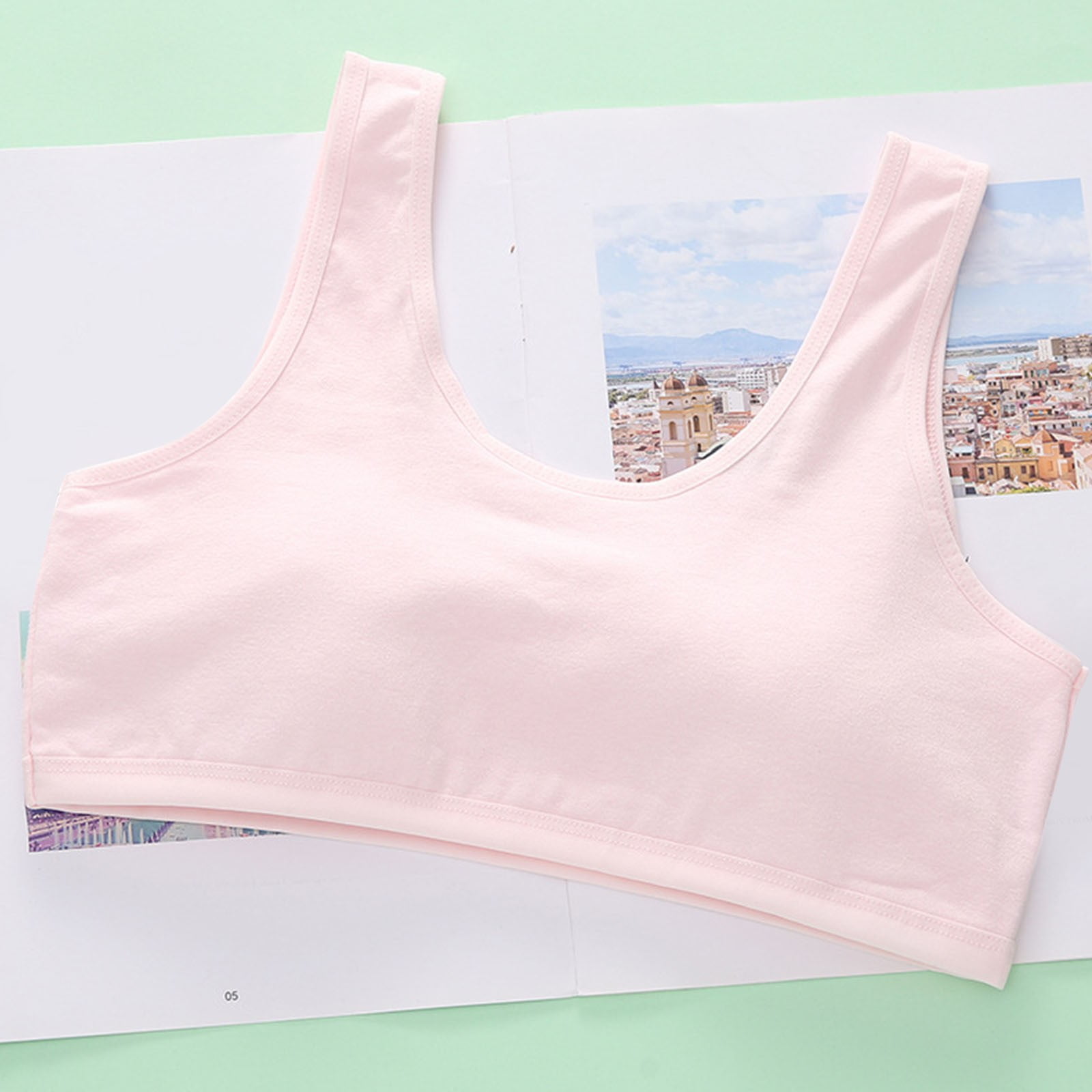 Cethrio Kids Girls Bras, Sports Wireless Seamless Bralettes for Gilrs ...