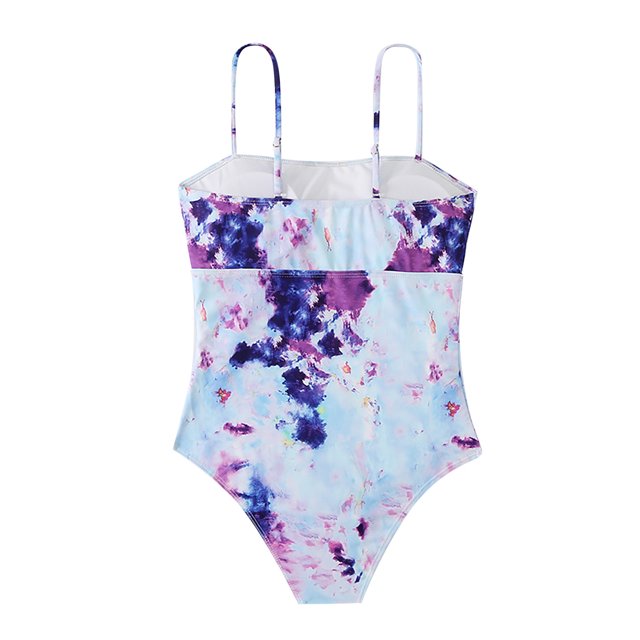 Cethrio One Piece Bathing Suit For Girls Fashion Siamese Show Waist