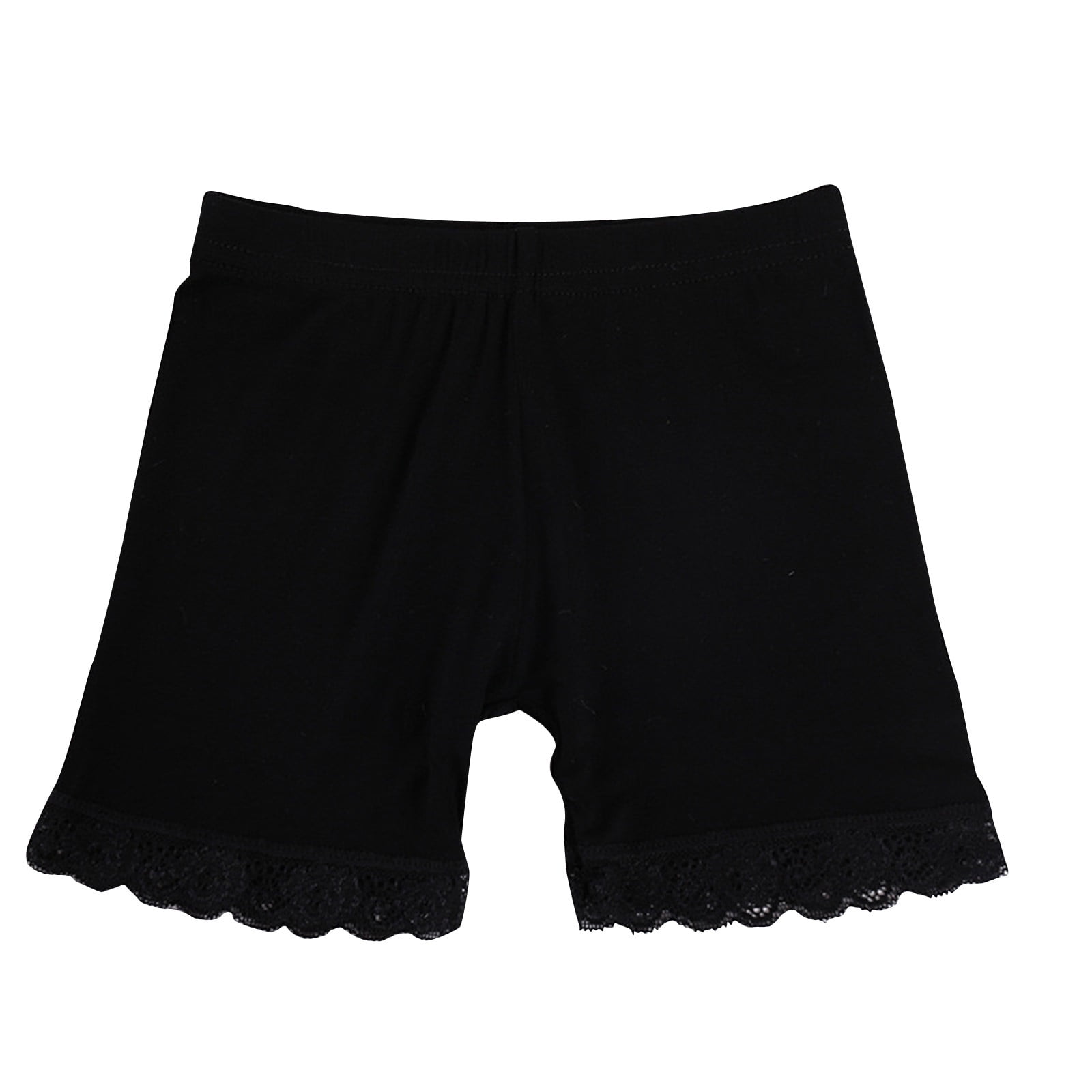 Cethrio Shorts for Girls, Cotton Stretch Elastic Waist Summer Short ...