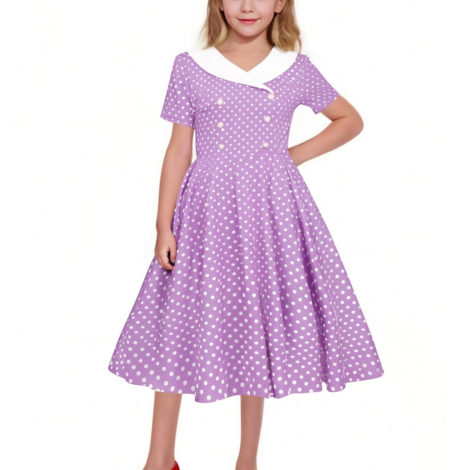 Cethrio Summer Dresses for Girls 2025, Party Dancing Pleated Short ...