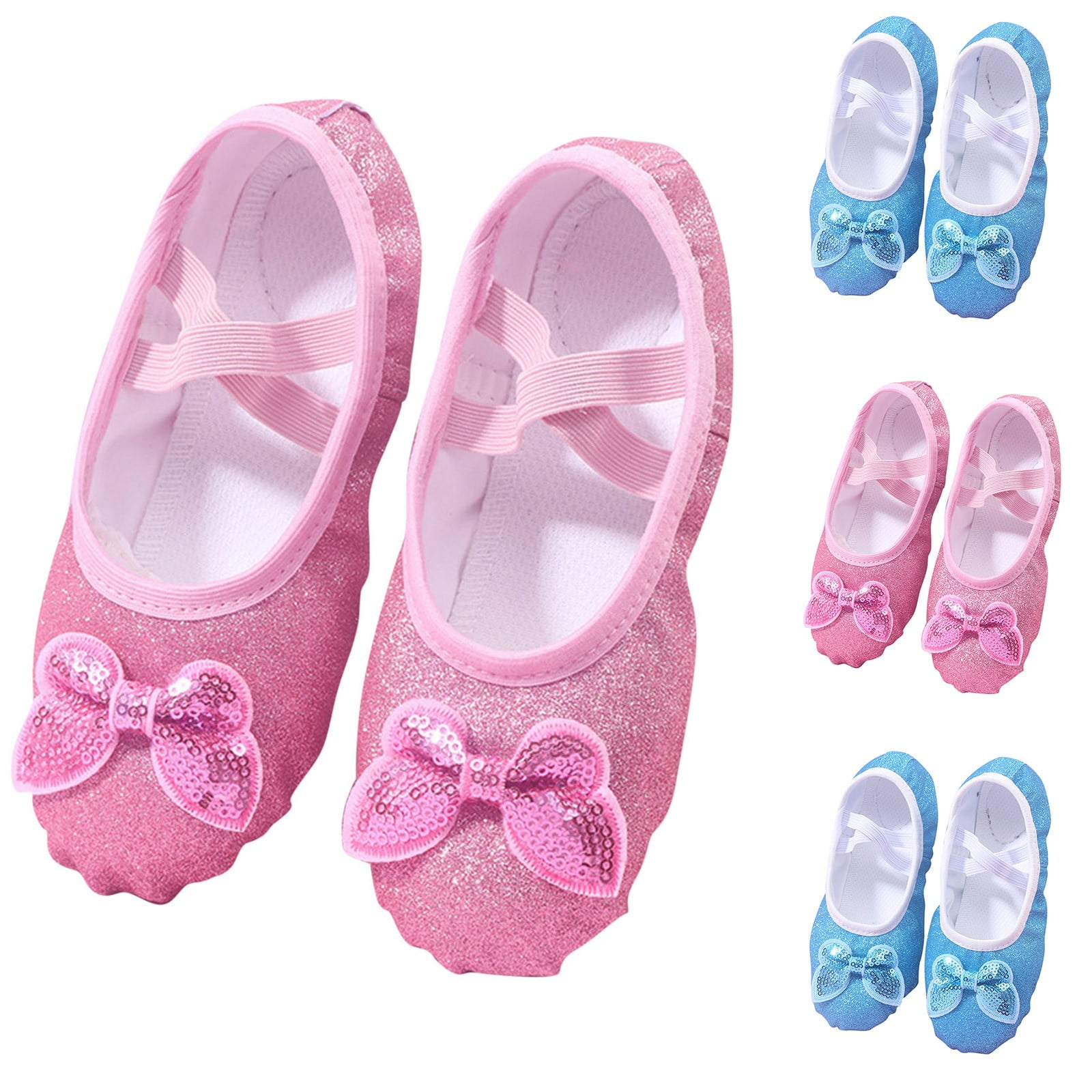 Cethrio Kids Girls Dance Shoes 2025, Indoor Performance Gymnastics Soft ...