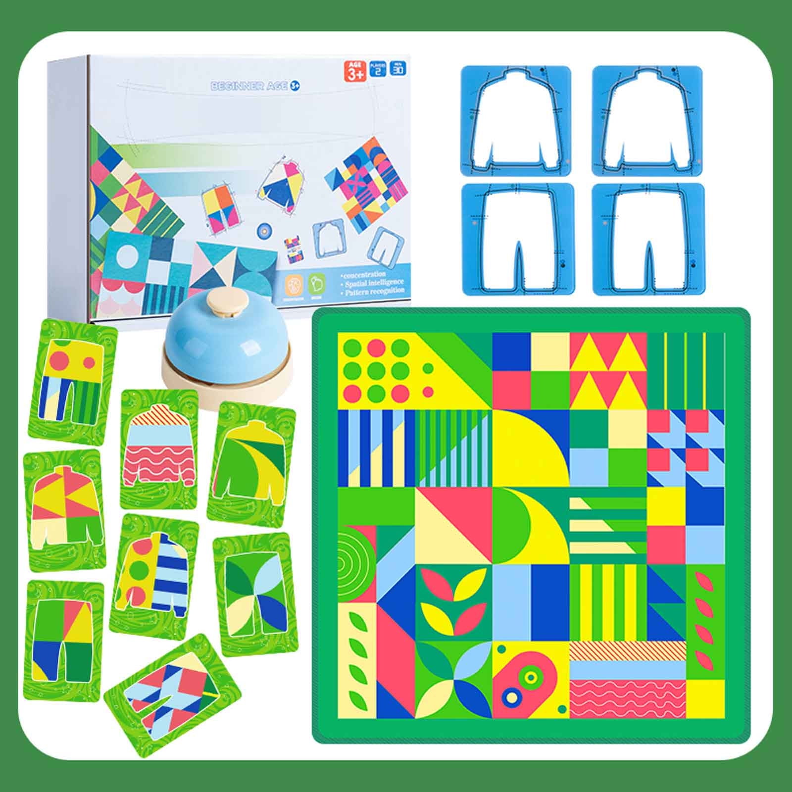 Cetilox Graphic Clothes Matching Board Game Educational Toys,2025 New ...