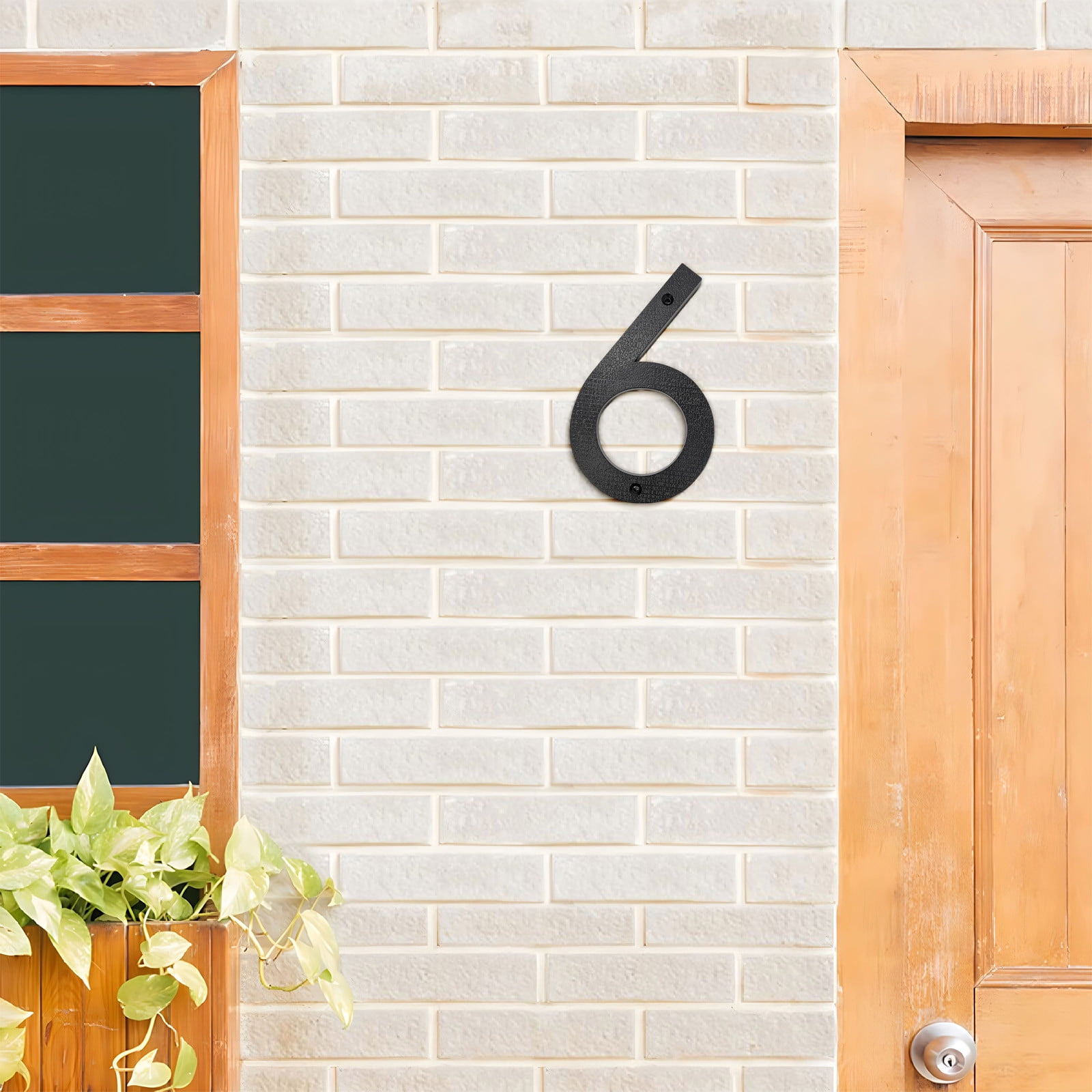 Cetilox Modern Metal House Numbers - 5” Weatherproof Address Signs for ...