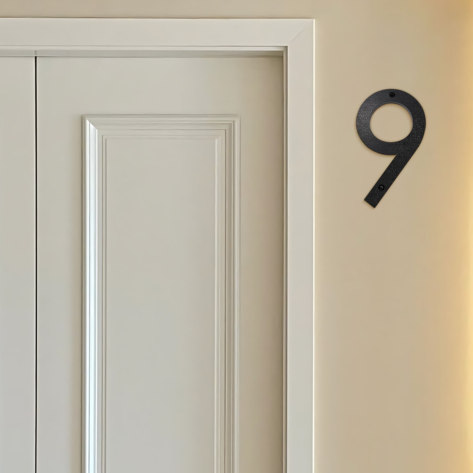 Cetilox Modern Metal House Numbers - 5” Weatherproof Address Signs for ...