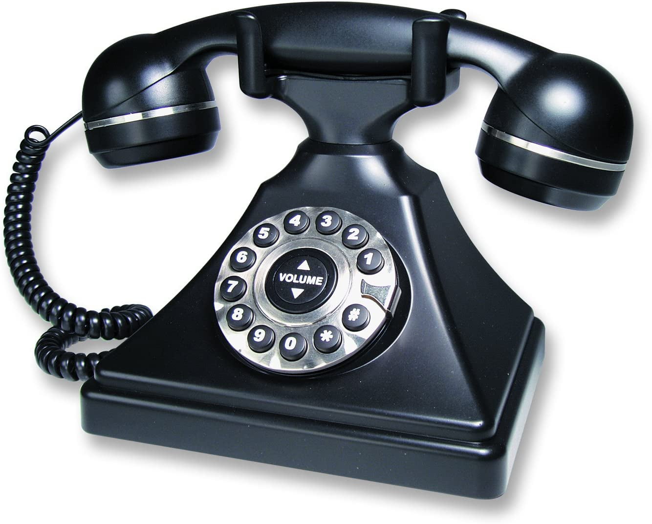 Cetis Telematrix Retro Stylish Desk Model Telephone Black - Walmart.com