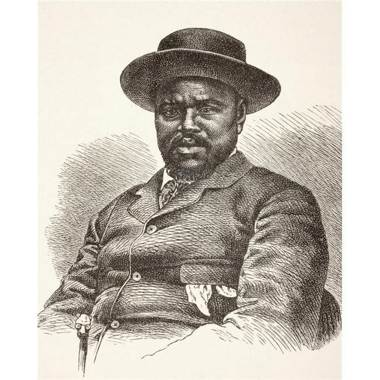 Cetshwayo Kampande Circa 1836 to 1884 King of The Zulu Nation During ...