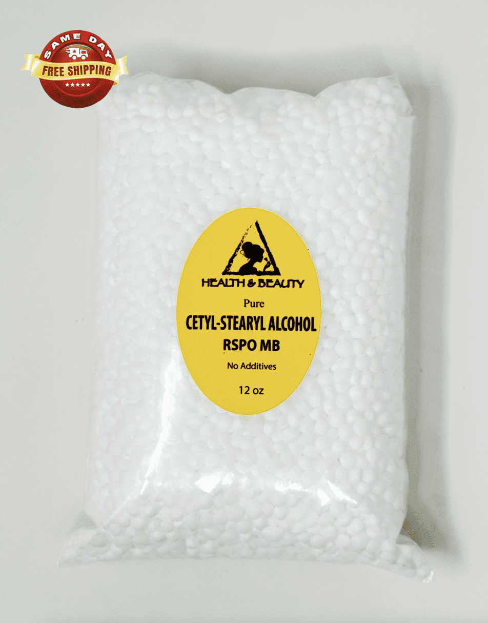 Cetyl-Stearyl Alcohol - RSPO MB 100% Pure Pastilles Beads 12 oz ...