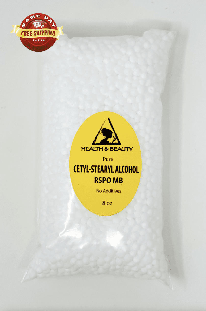 Cetyl-Stearyl Alcohol - RSPO MB 100% Pure Pastilles Beads 8 oz ...