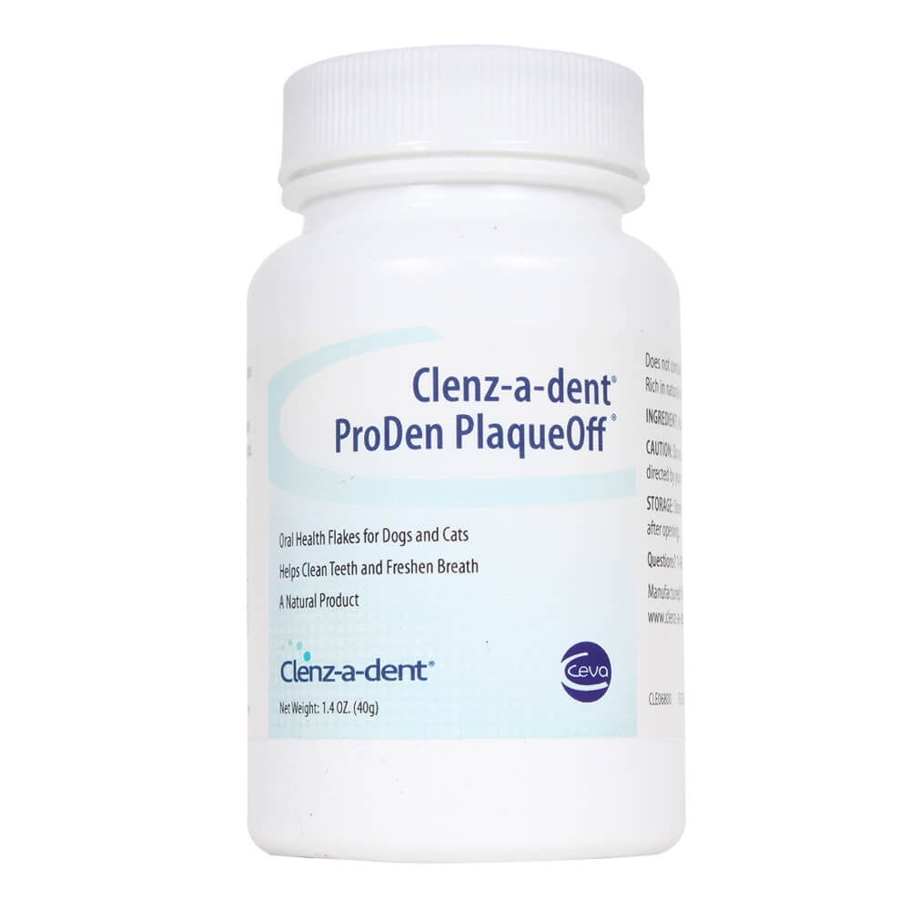 Clenz-a-dent PlaqueOff Food Additive 40g, Dental Hygiene, Anti-Plaque ...