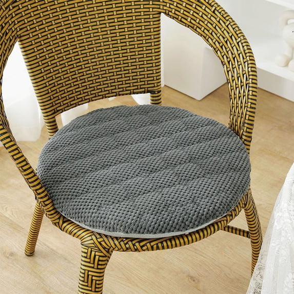 Cevemin 1 Pc Round Memory Foam Sponge Chair Cushion Thickened Removable ...