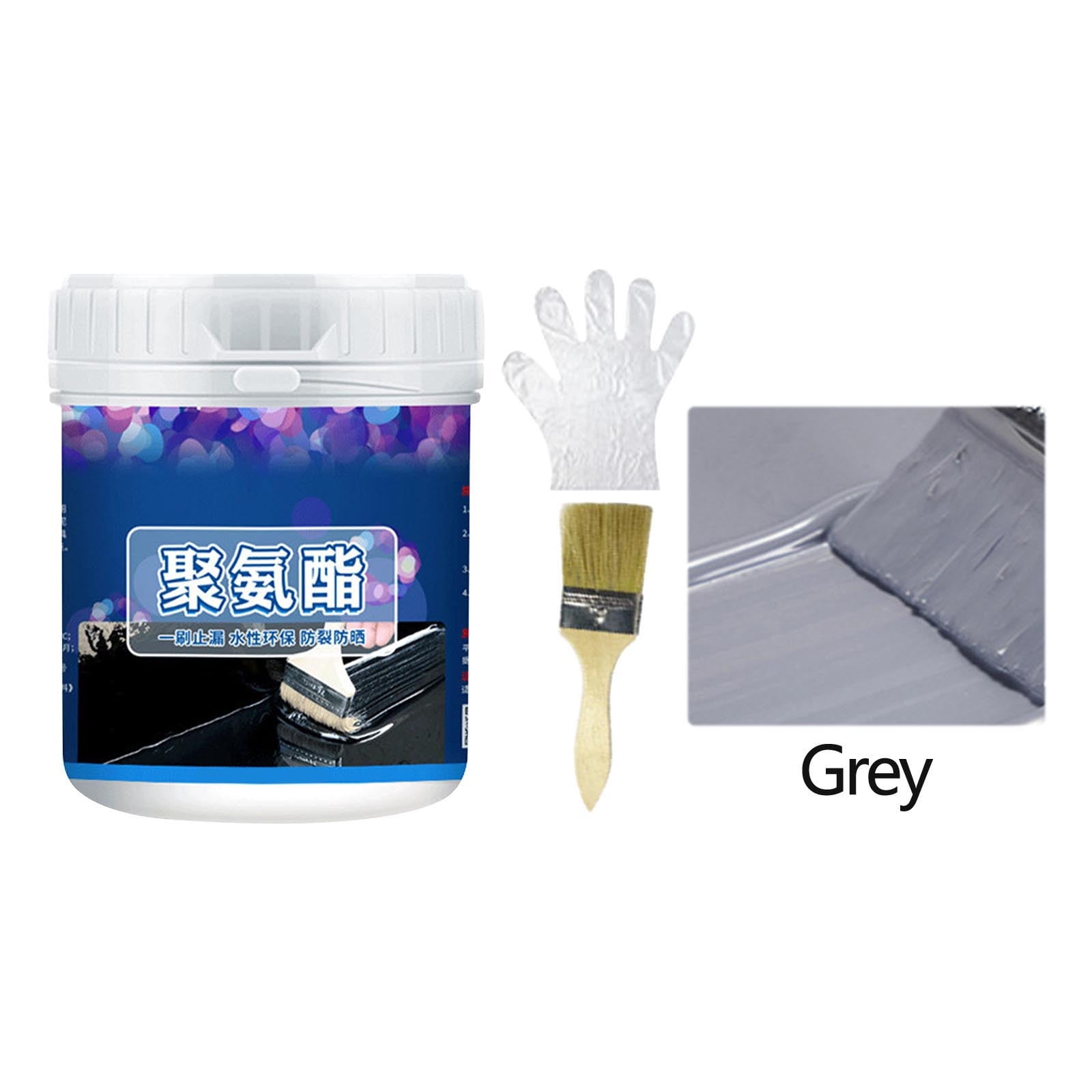 Cevemin 1000g Polyurethane Waterproof Coating - Black/Blue/White/Gray ...